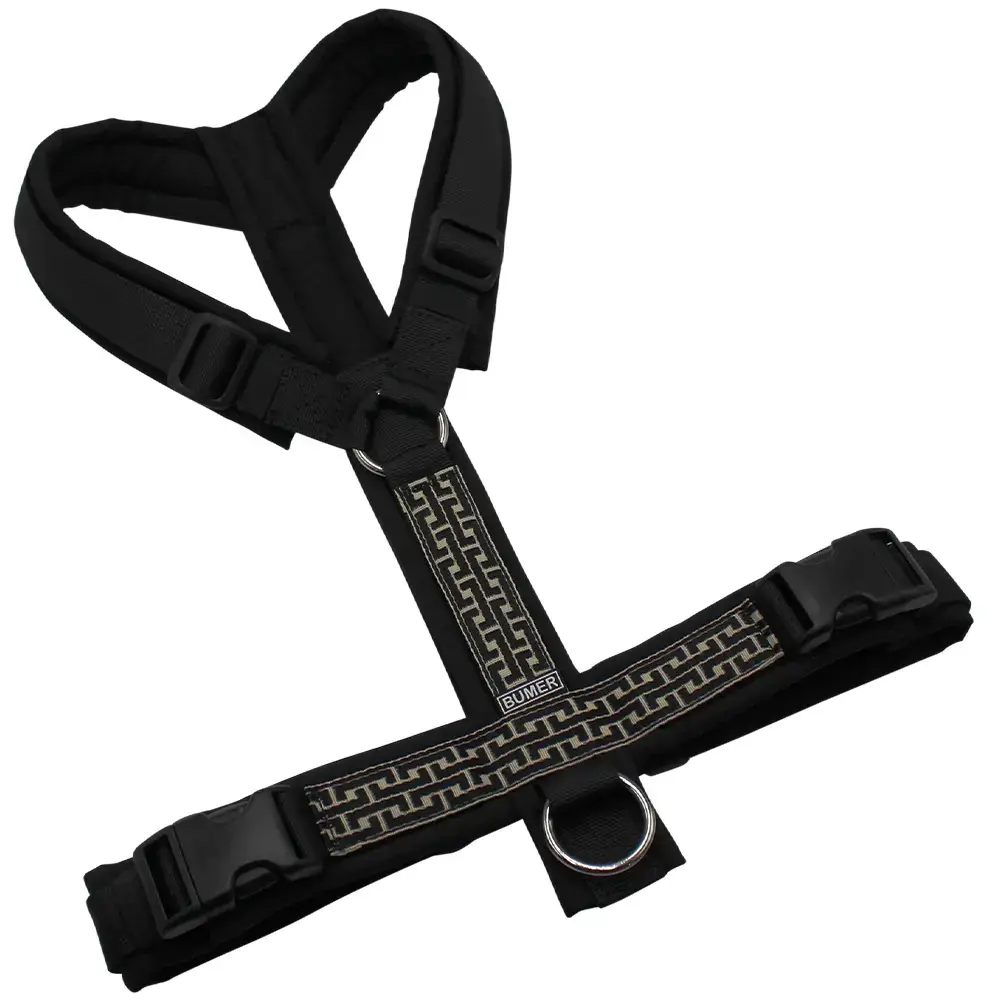 BUMER BOHO Hundegeschirr, gepolstert ohne geteilten Bruststeg, Größe L ...