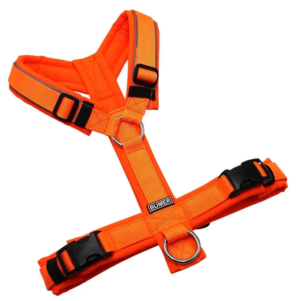 BUMER Hundegeschirr, gepolstert ohne geteilten Bruststeg, Größe S ...