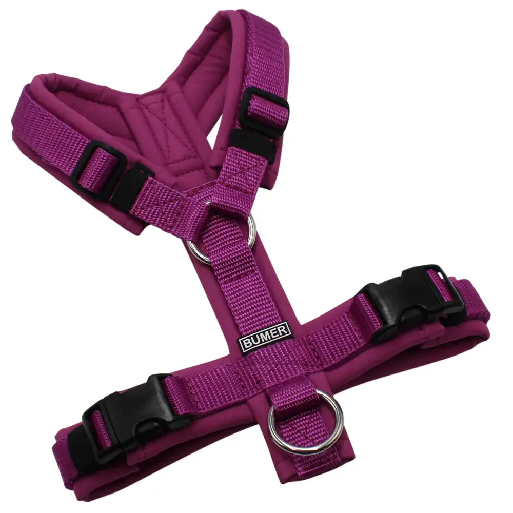 BUMER Hundegeschirr, gepolstert ohne geteilten Bruststeg, Größe S ...